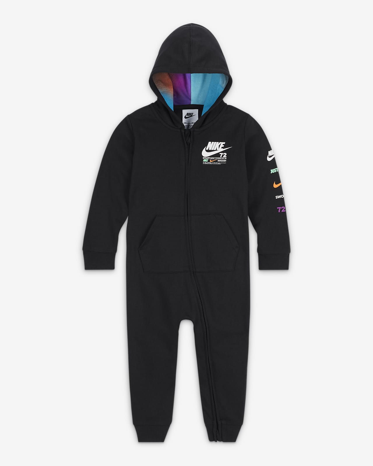 Nike Sportswear Illuminate Hooded Overalls Baby (12–⁠24M) Overalls. Nike PT