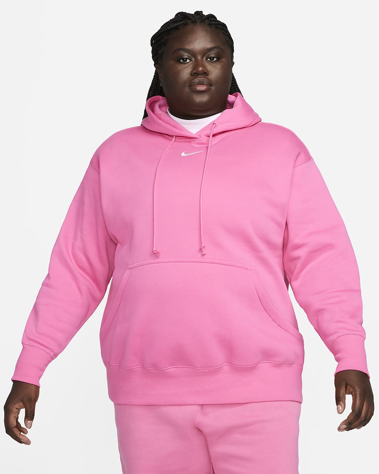 Nike Sportswear Phoenix Fleece Women's Oversized Pullover Hoodie (Plus Size). Nike LU
