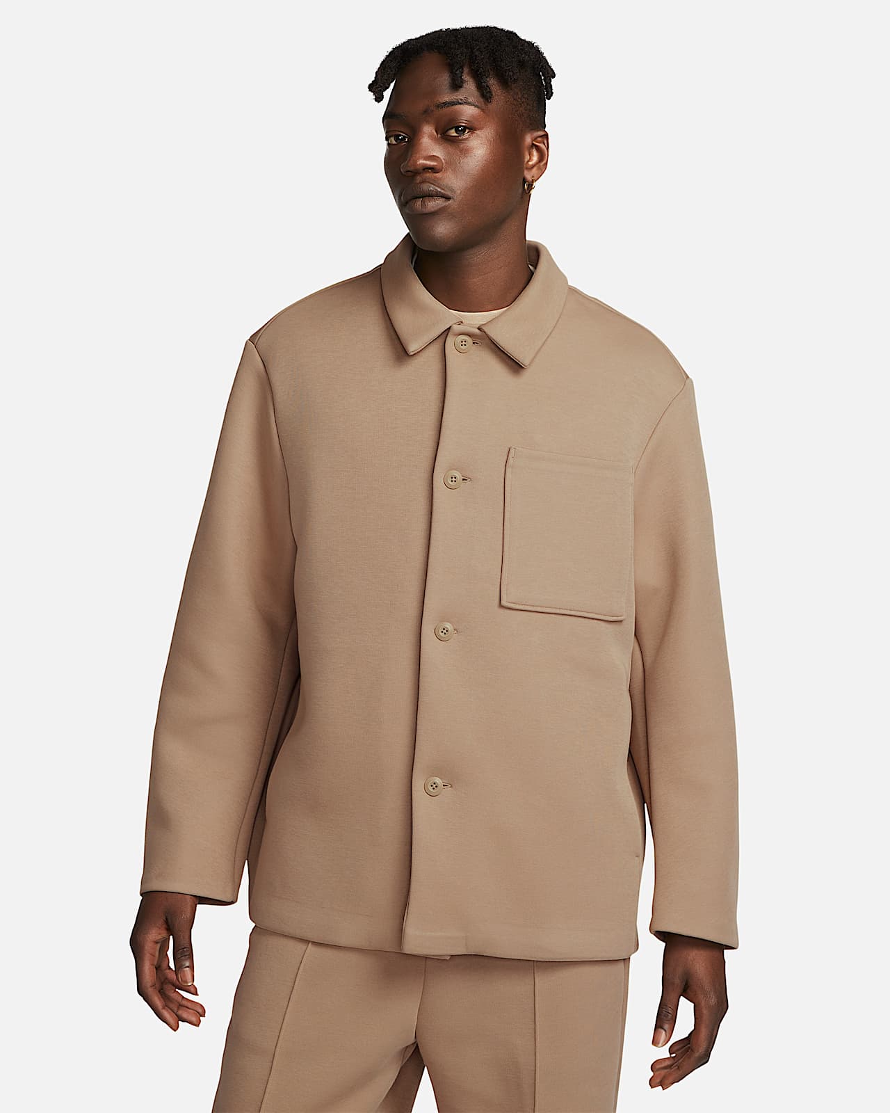 Nike Sportswear Tech Fleece Re-imagined Men's Oversized Shacket. Nike NL