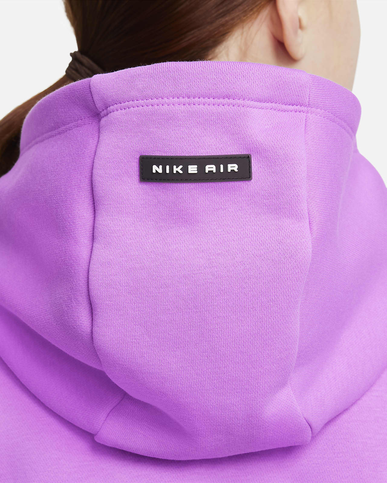 Nike Air Older Kids' (Girls') French Terry Cropped Hoodie. Nike CZ