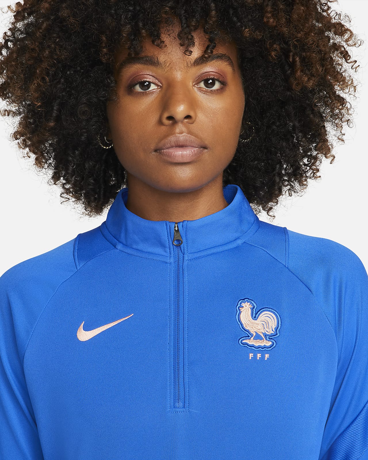 FFF Academy Pro Women's Nike Football Drill Top. Nike BE