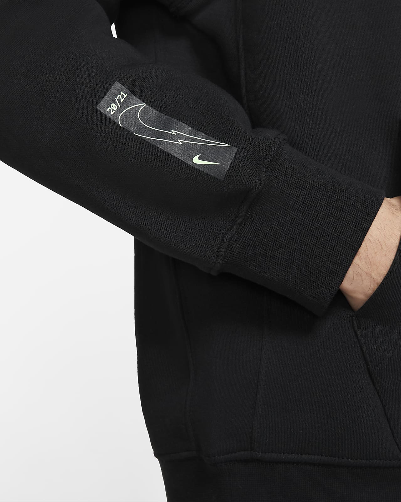 Nike Sportswear kapucnis, belebújós férfipulóver. Nike HU