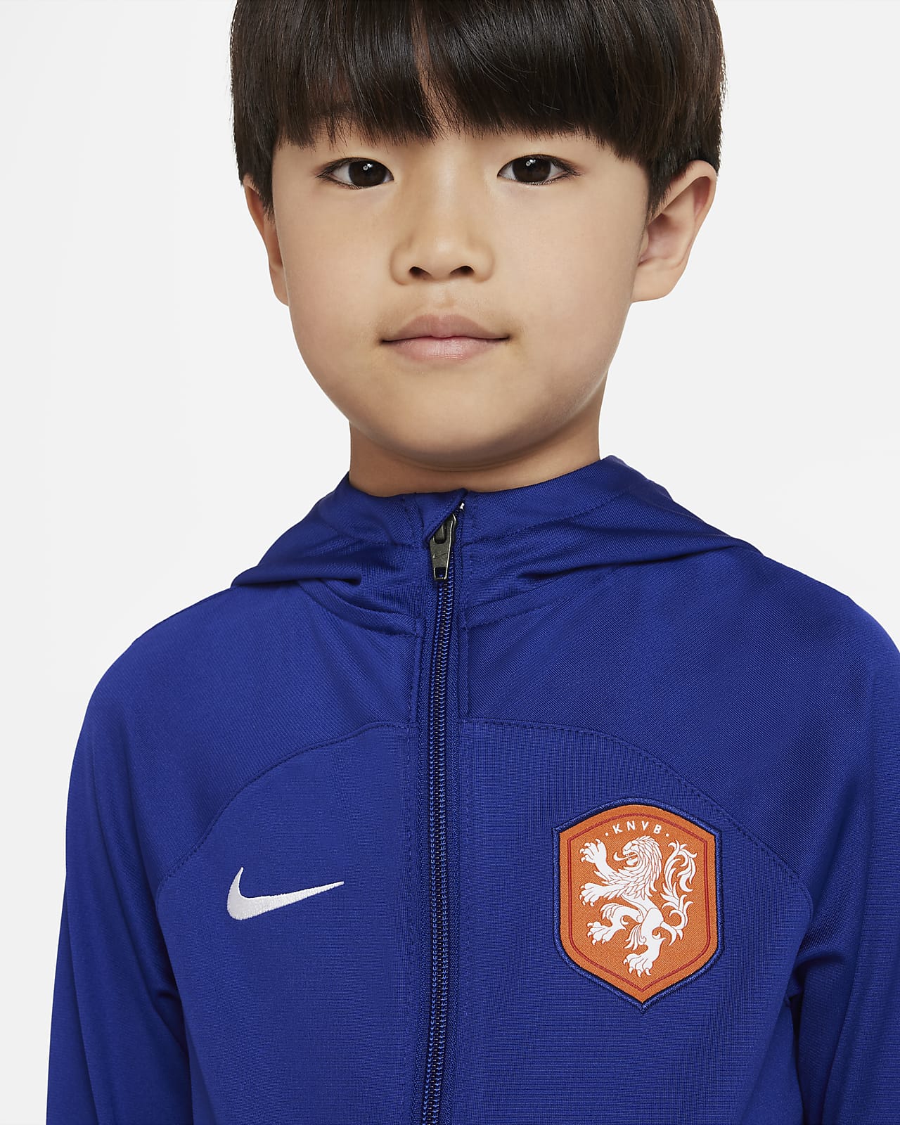 Netherlands Strike Younger Kids' Nike Dri-FIT Hooded Football Tracksuit ...