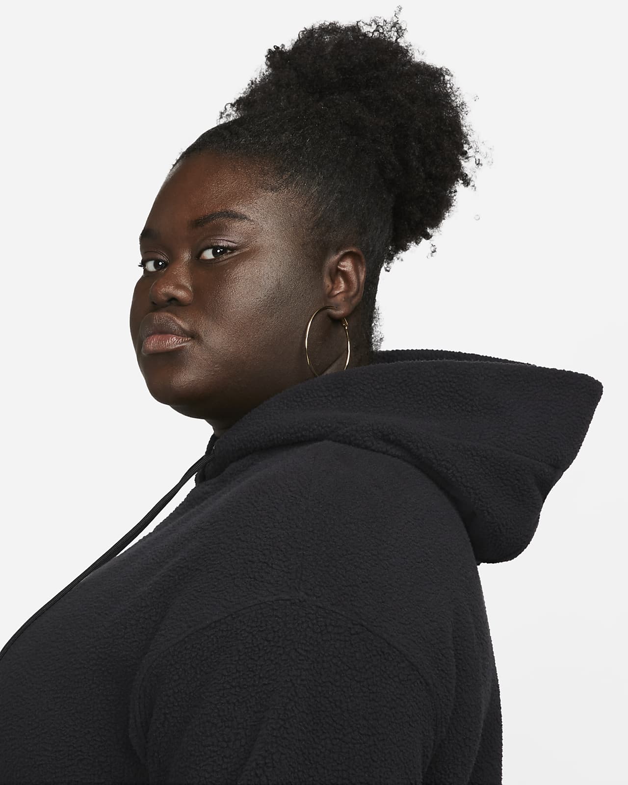 Nike Sportswear Plush Women's Plush Pullover Hoodie (Plus Size). Nike HU