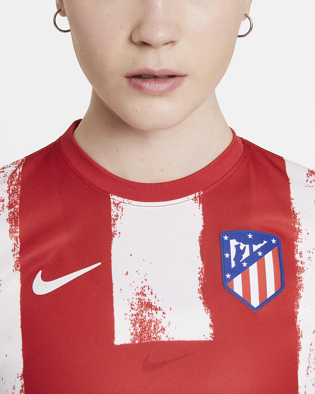 Atlético Madrid 2021/22 Stadium Home Women's Football Shirt. Nike DK