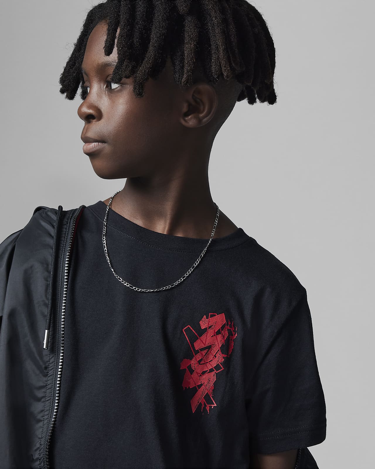 Jordan Zion MJ Tee Older Kids' T-Shirt. Nike LU