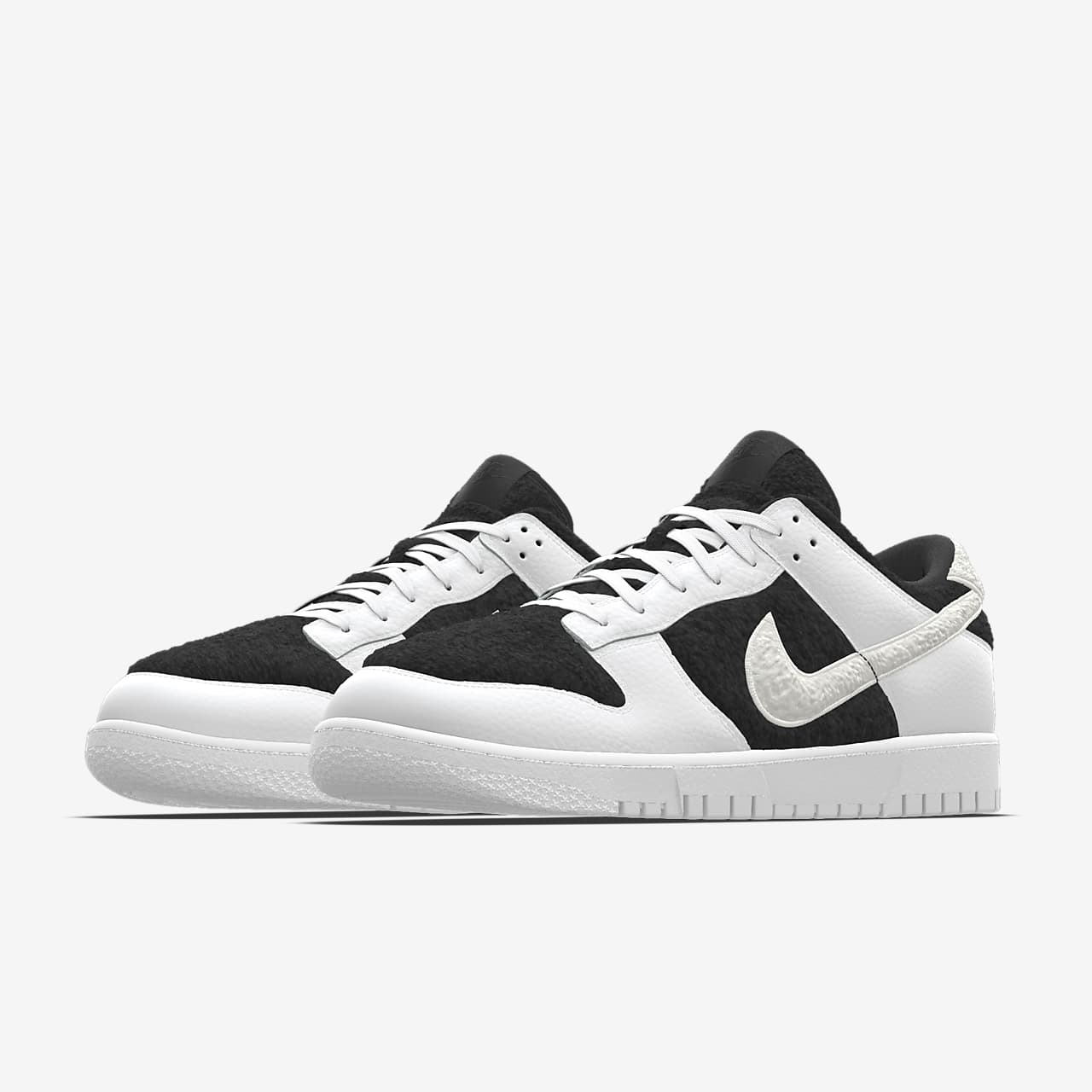 Nike Dunk Low Premium Fleece By You Custom Men's Shoes. Nike AU