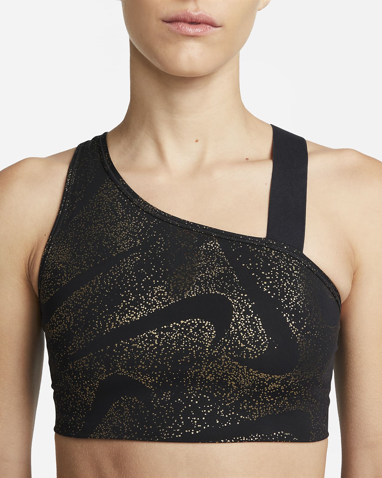 Nike Swoosh Women's Medium-Support Asymmetrical Non-Padded Sports Bra ...