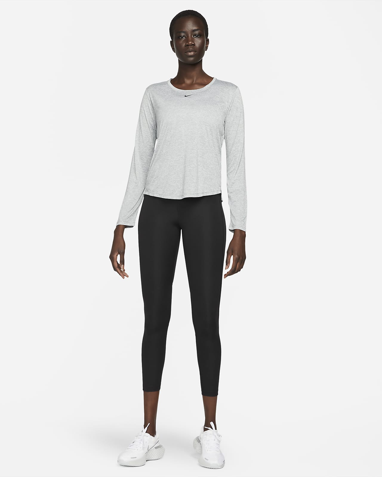 Nike Dri-FIT One Women's Standard Fit Long-Sleeve Top. Nike CZ