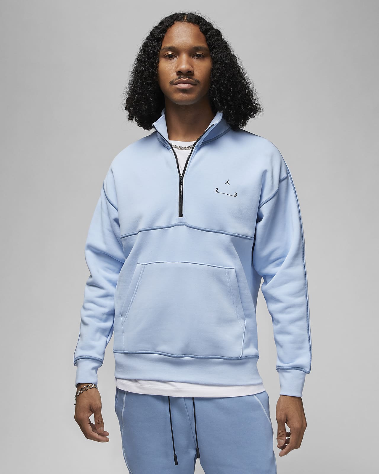 Jordan 23 Engineered Men's Half-Zip Fleece. Nike AE