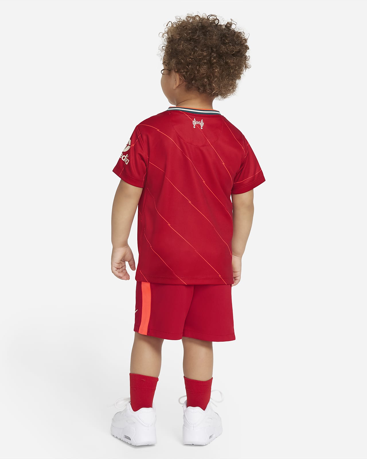 Liverpool F.C. 2021/22 Home Baby & Toddler Football Kit. Nike SE