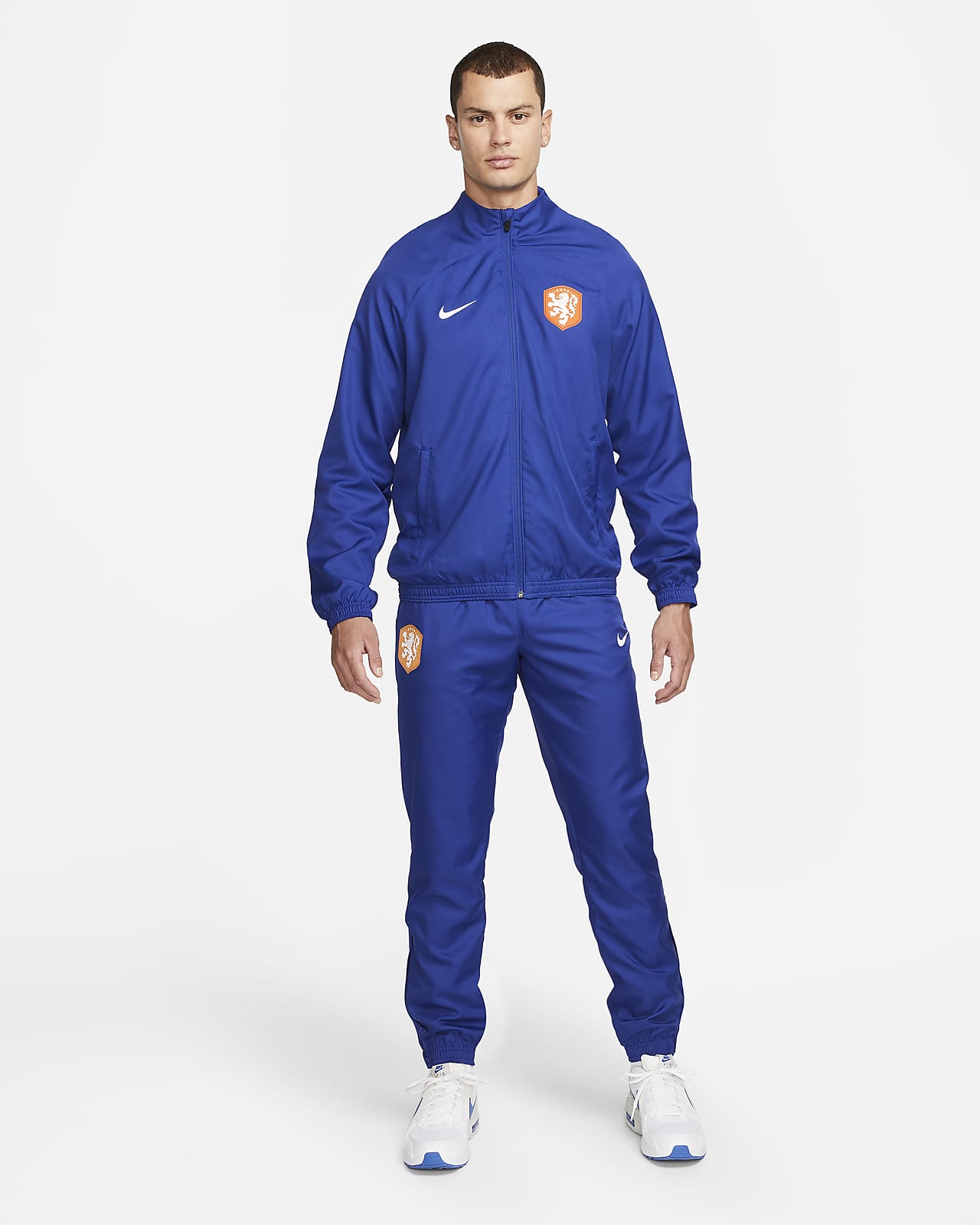 Netherlands Strike Men's Nike Dri-FIT Woven Football Tracksuit. Nike GB