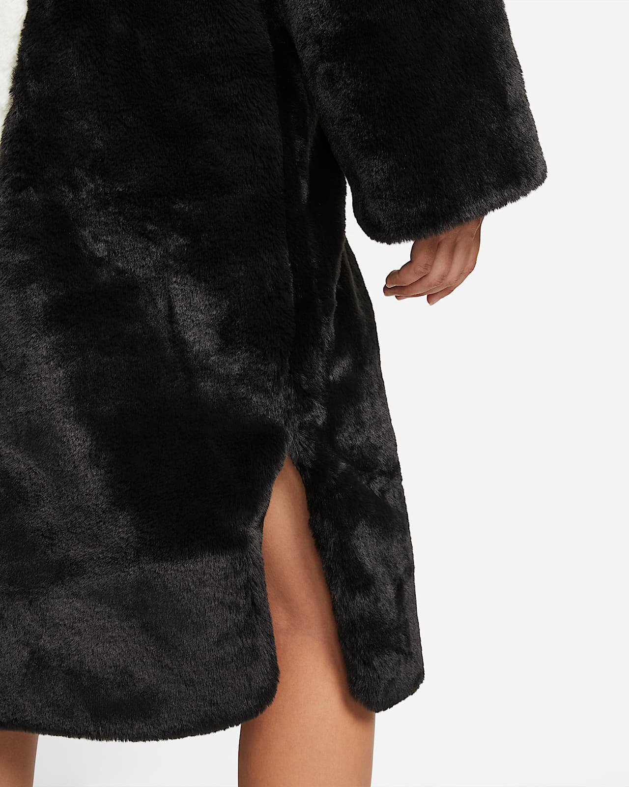 Nike Sportswear Women's Faux Fur Long Jacket. Nike BE