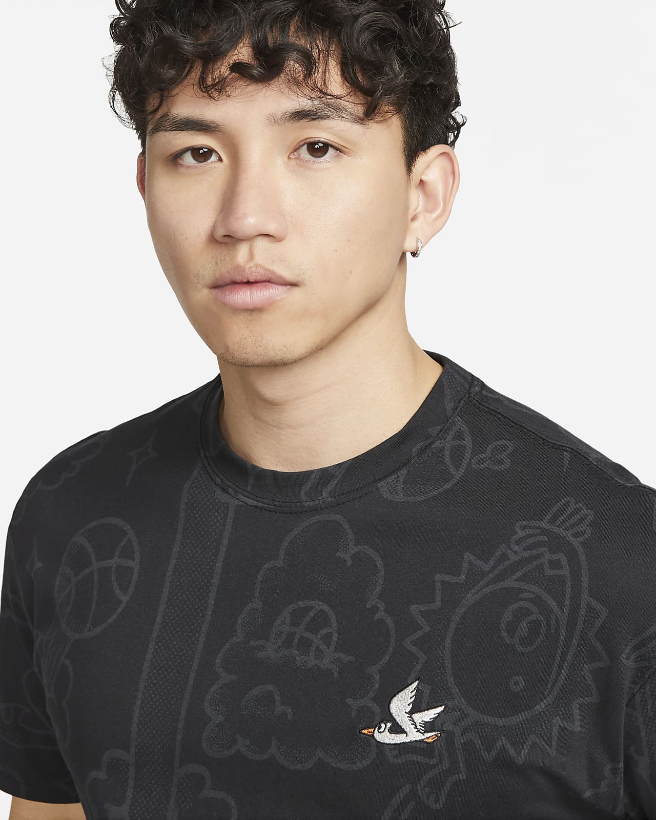 Nike Max90 Men's All-over Print Basketball T-Shirt. Nike ID