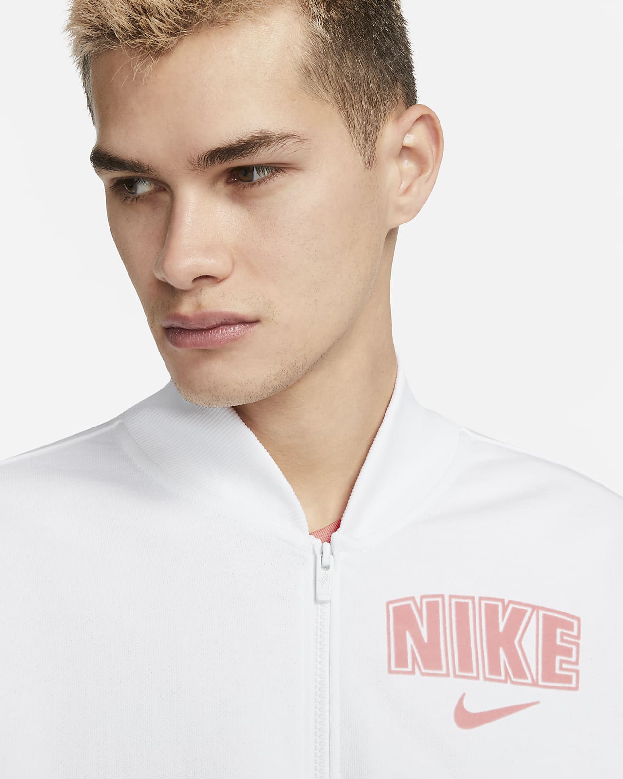 Nike Sportswear Men's Fleece Varsity Jacket. Nike PT