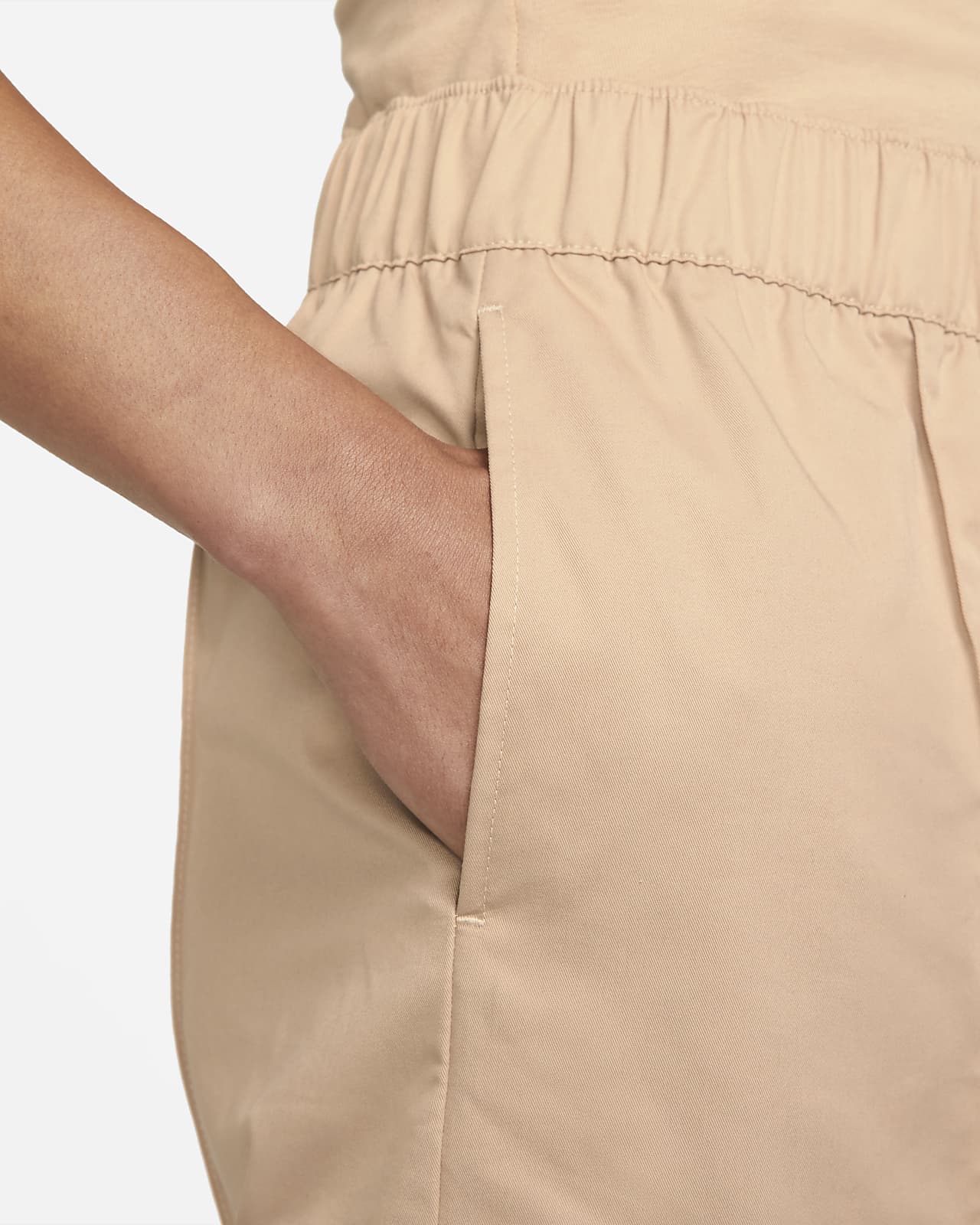 Nike Sportswear Essentials Women's High-Waisted Curve Woven Trousers ...
