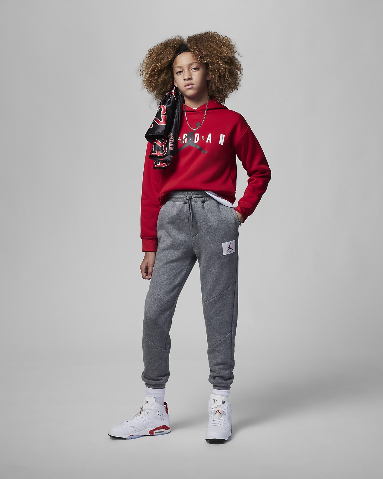 Jordan Older Kids' Jumpman Sustainable Pullover Hoodie. Nike SI