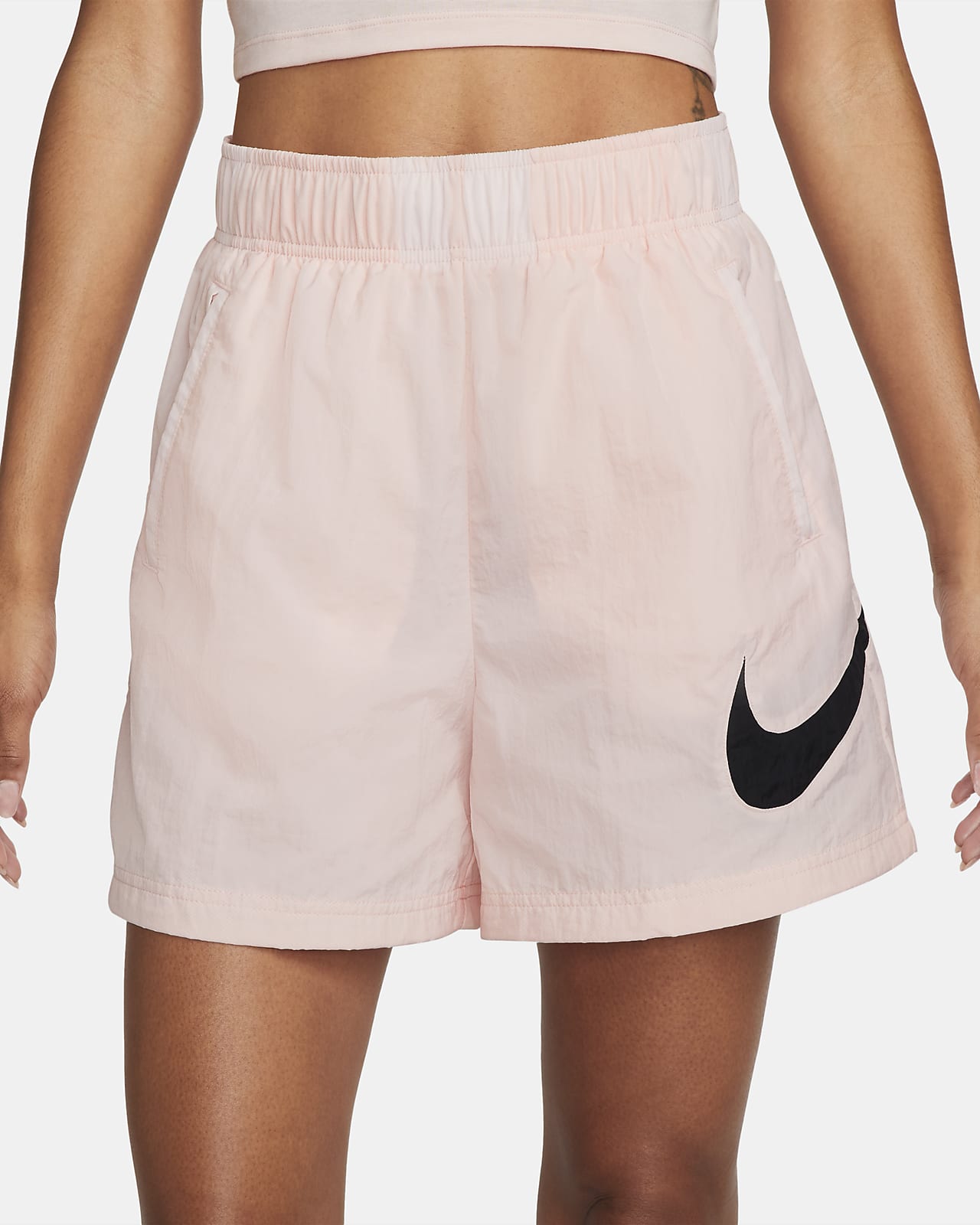 Nike Sportswear Essential Women's High-Rise Woven Shorts. Nike SE