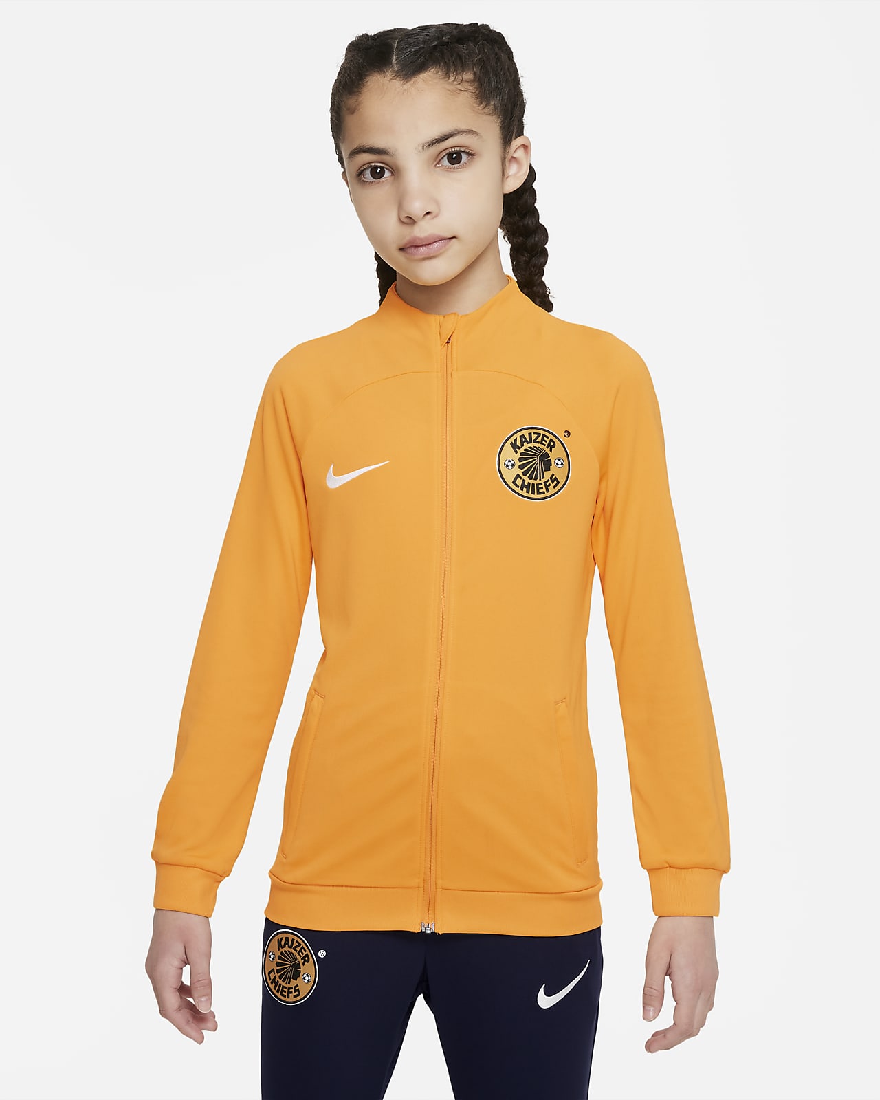 Kaizer Chiefs F.C. Academy Pro-Nike Dri-FIT-fodboldtracksuit til større ...