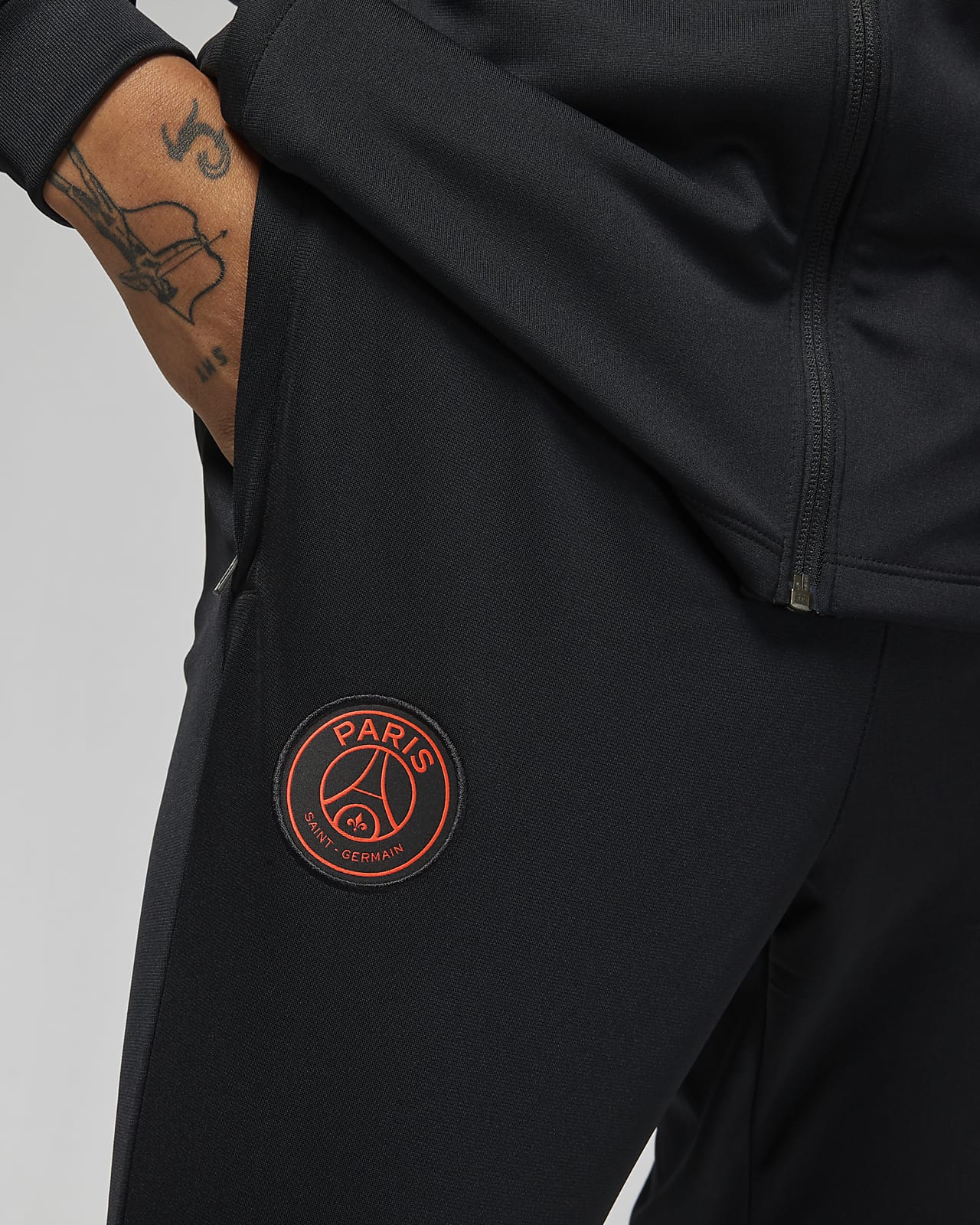 Paris Saint-Germain Strike Men's Nike Dri-FIT Knit Football Tracksuit ...