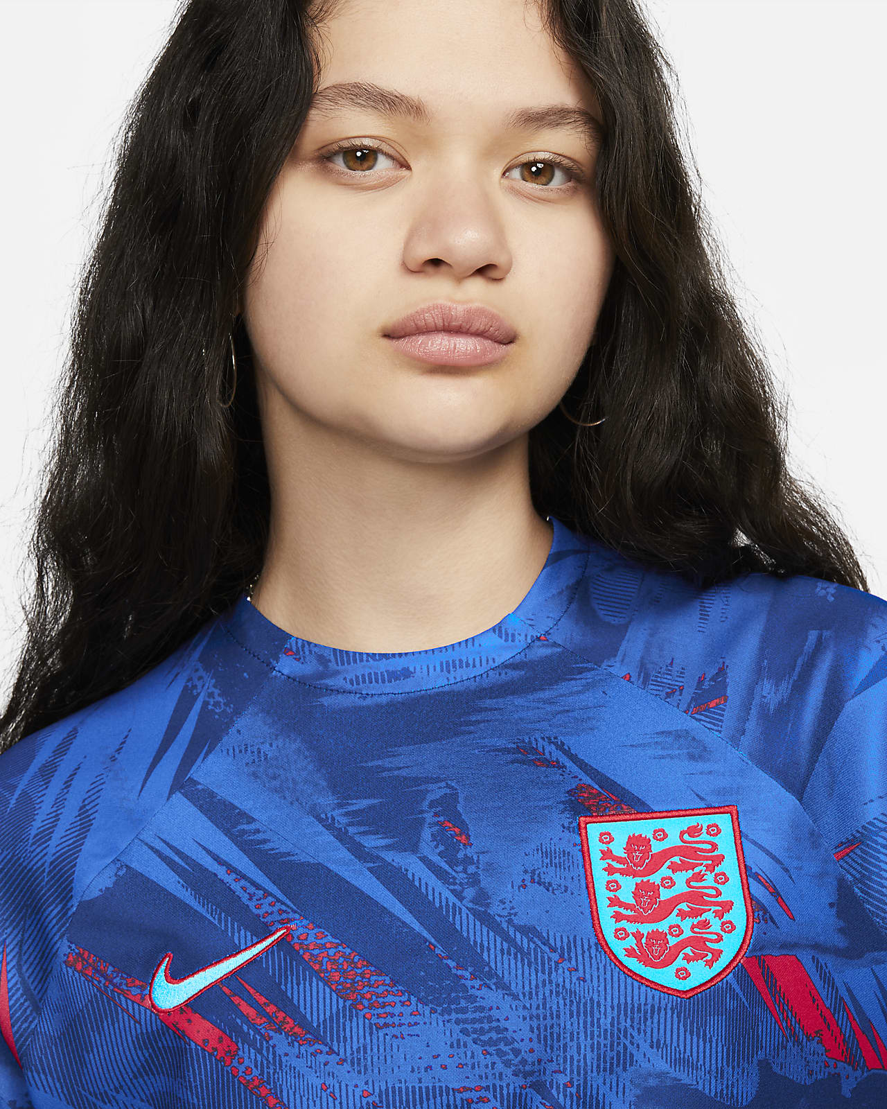 England Women's Nike Dri-FIT Pre-Match Football Top. Nike NL