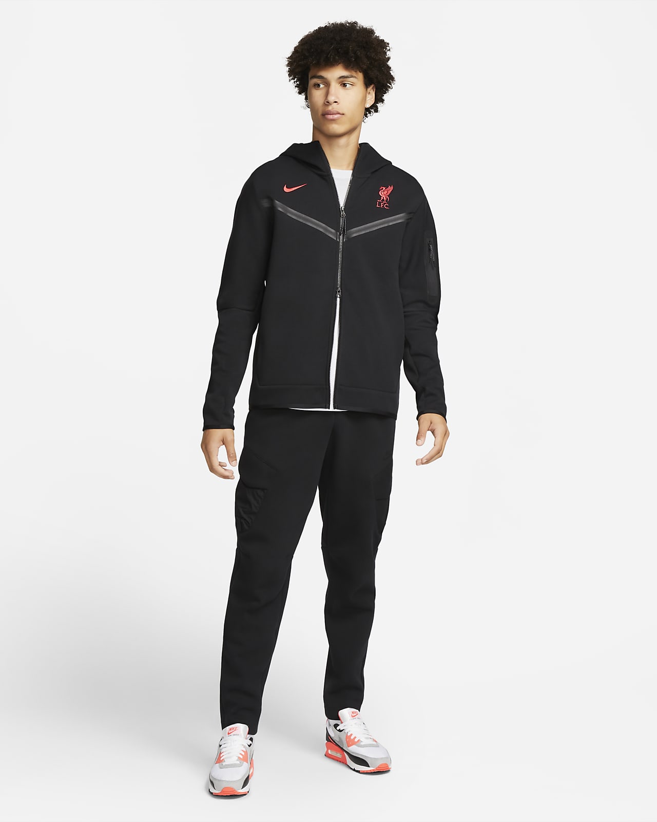 Liverpool Fc Away Tech Fleece Windrunner Herren Kapuzenjacke Nike At