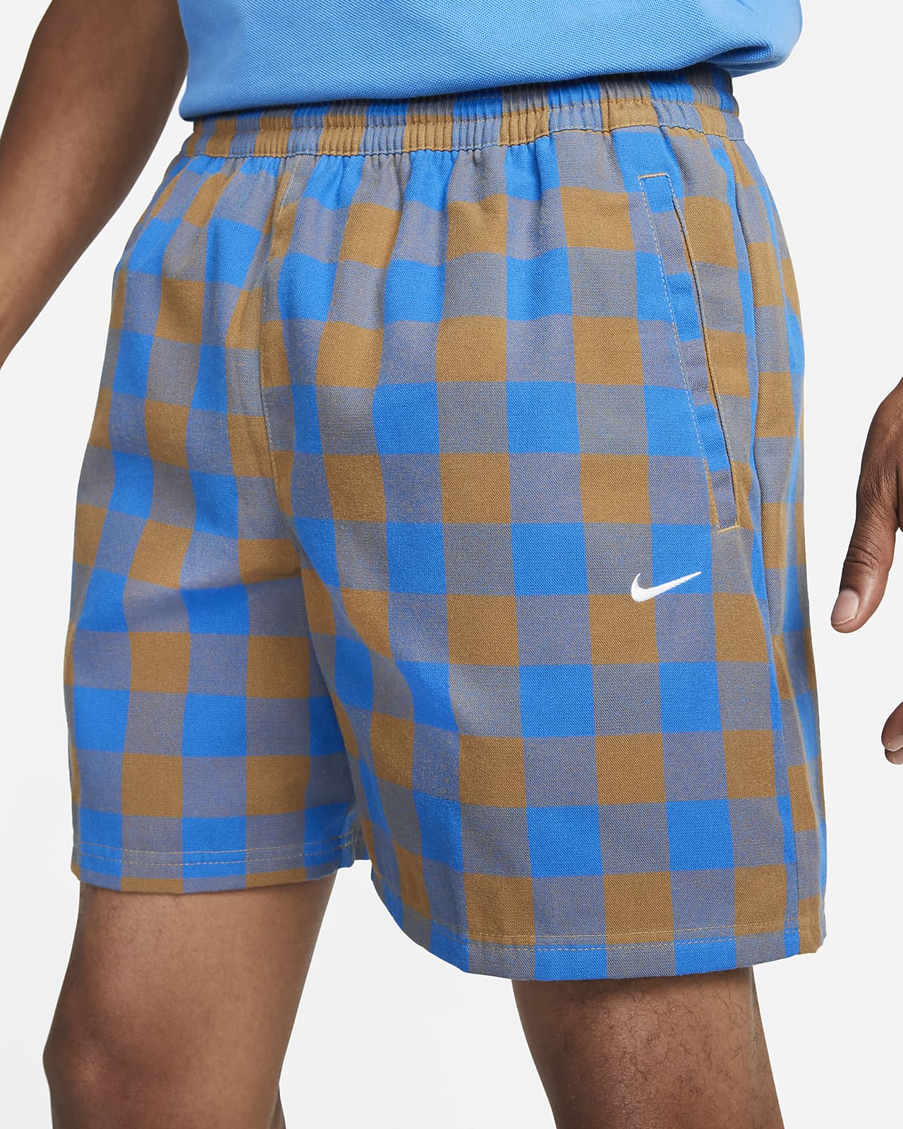 Nike Life Men's Unlined Checked Shorts. Nike SA