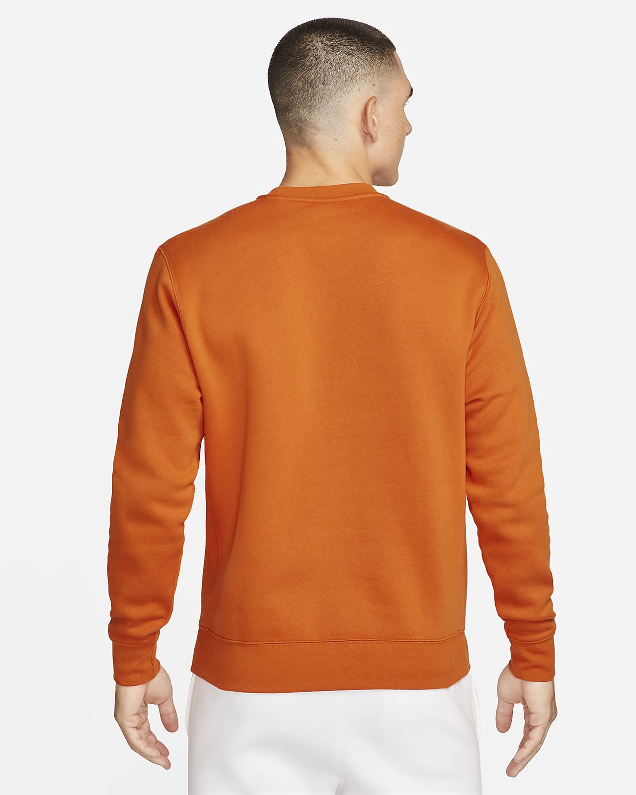 Netherlands Club Fleece Mens Crew Neck Sweatshirt Nike Lu
