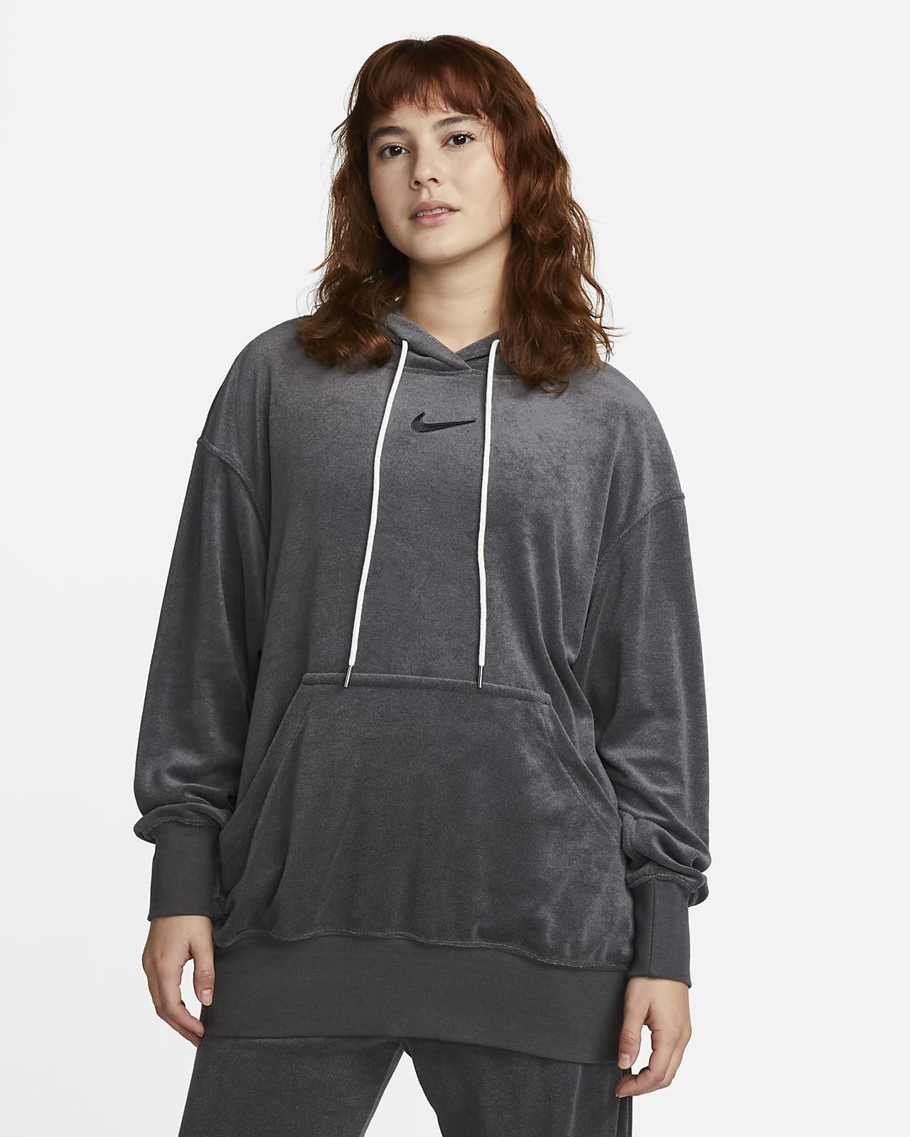 Nike Sportswear Dessuadora amb caputxa oversized de teixit de ris ...