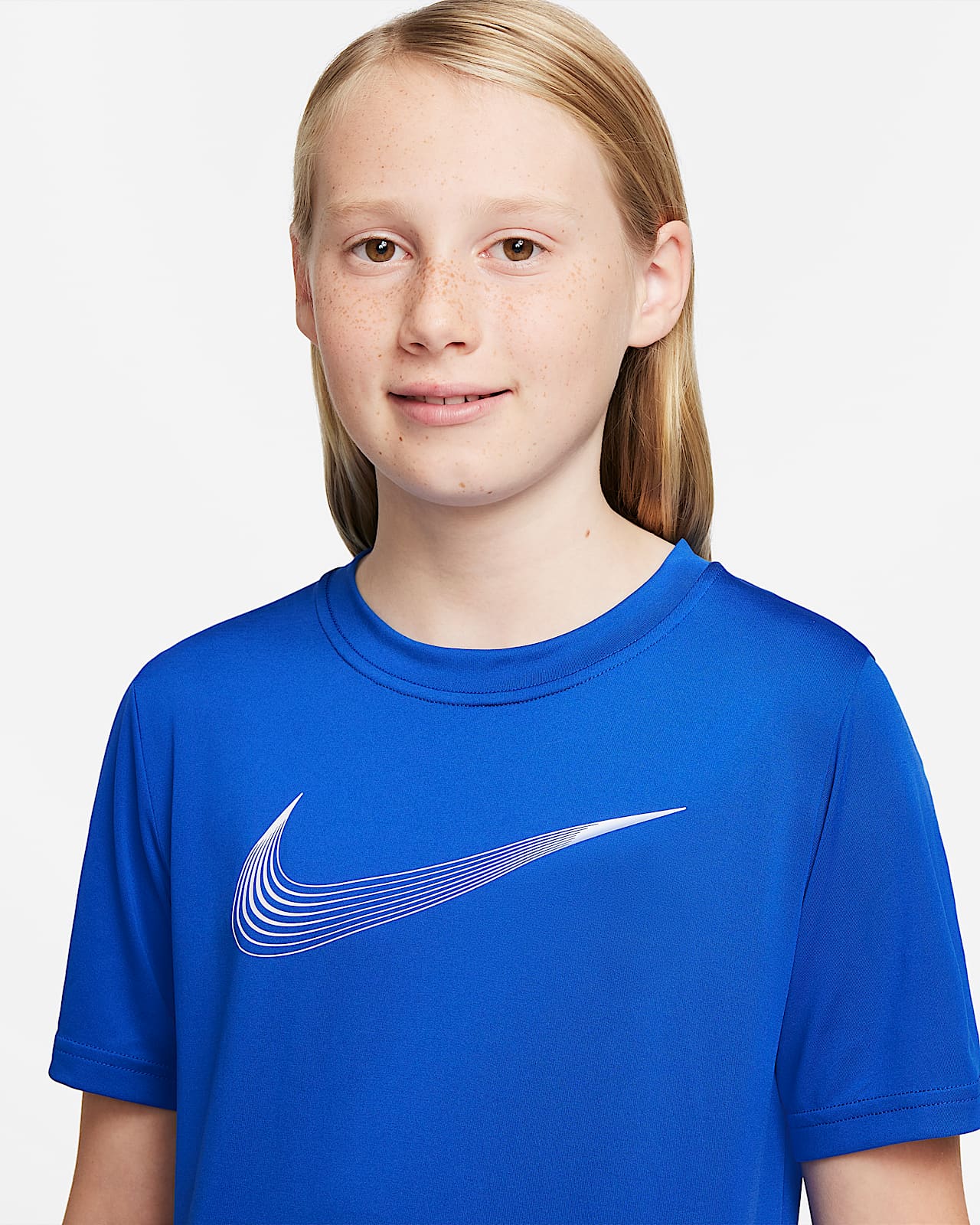 Nike Dri-FIT Older Kids' (Boys') Short-Sleeve Training Top. Nike AE