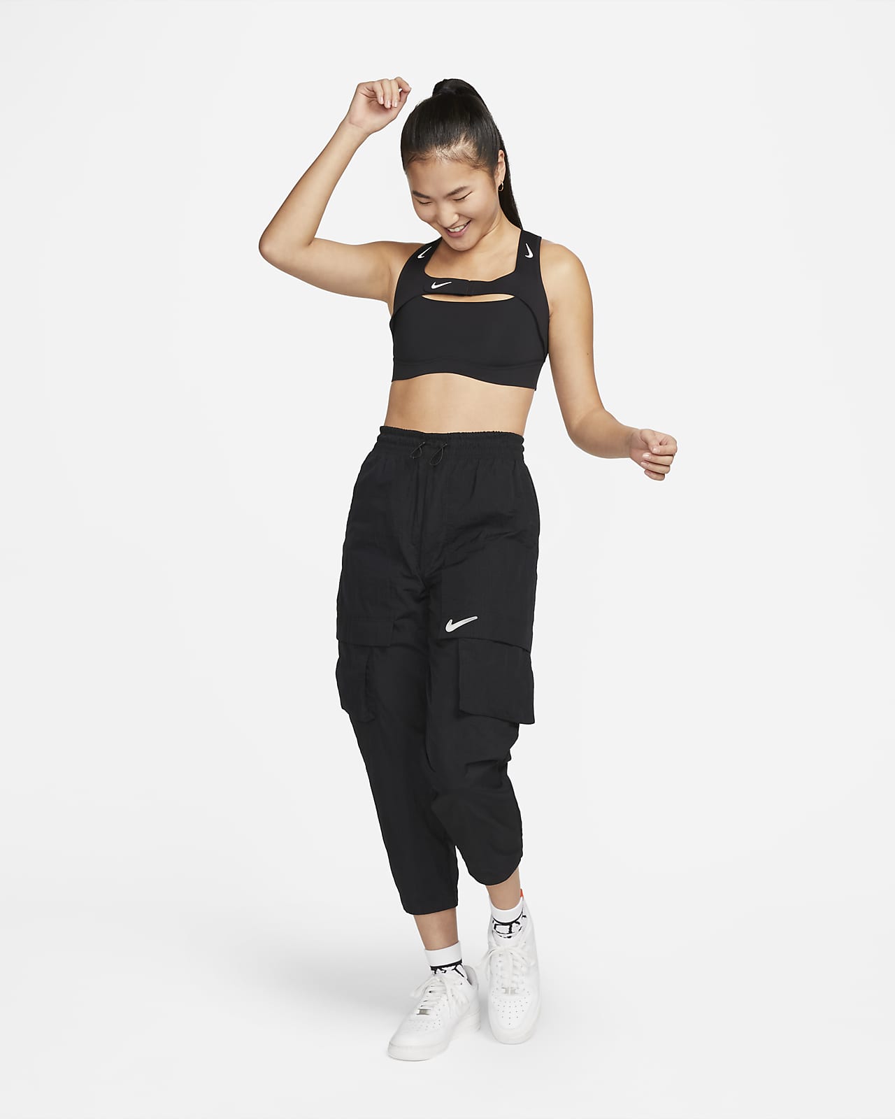 Nike Swoosh Swoopes Sneaker-sports-bh med medium støtte og let for til ...