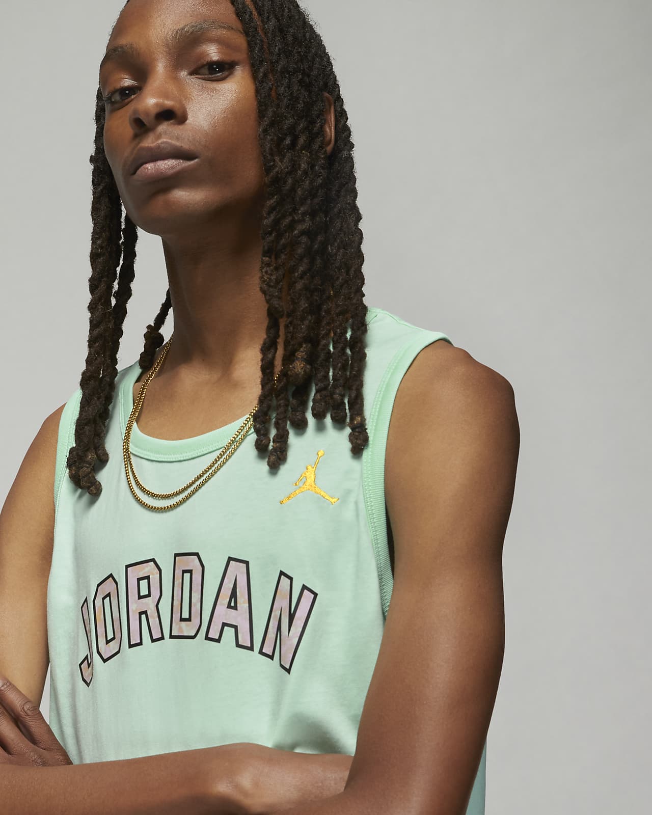 Jordan Sport DNA singlet med grafikk til herre. Nike NO