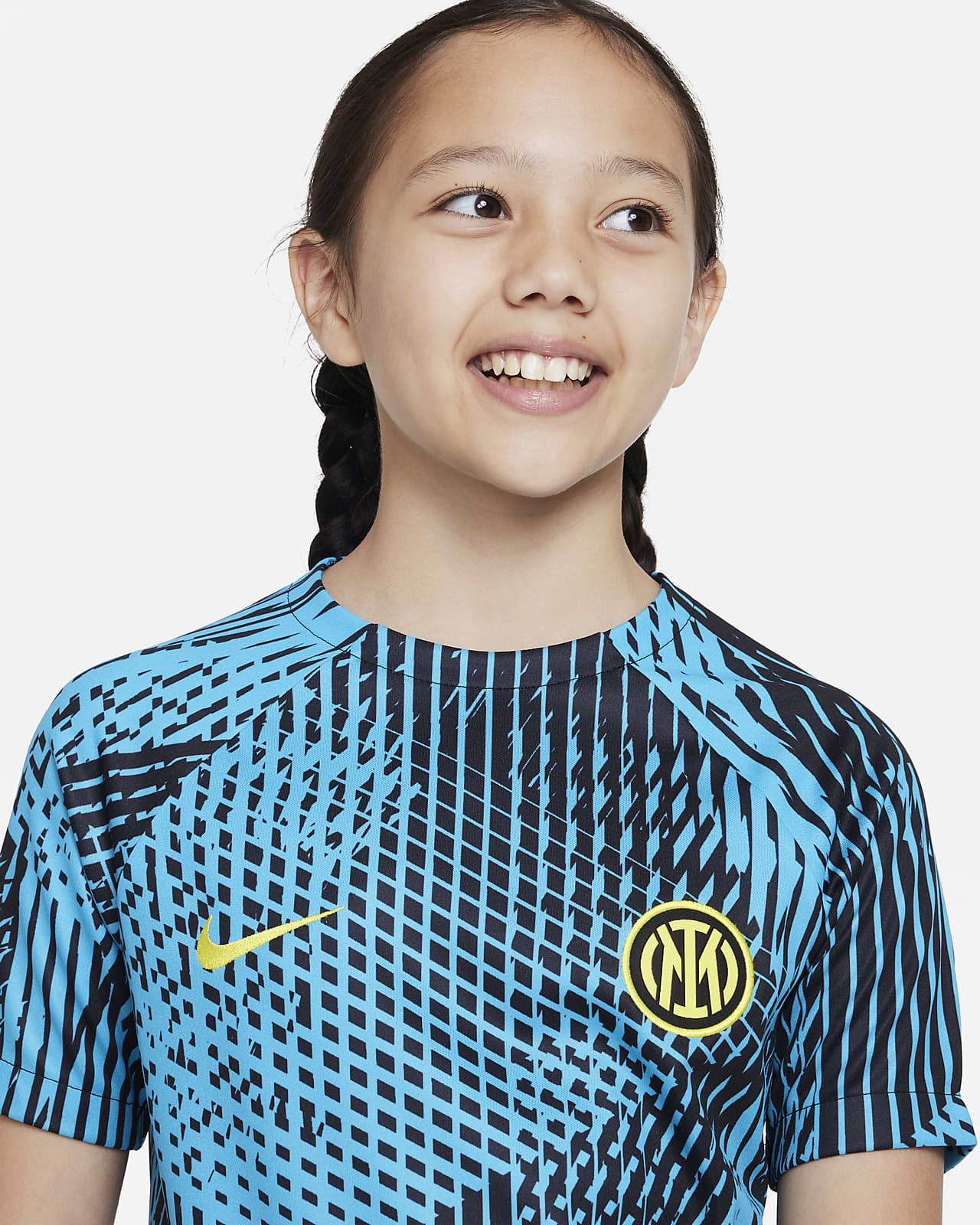 Inter Milan Older Kids' Nike Dri-FIT Pre-Match Football Top. Nike SE