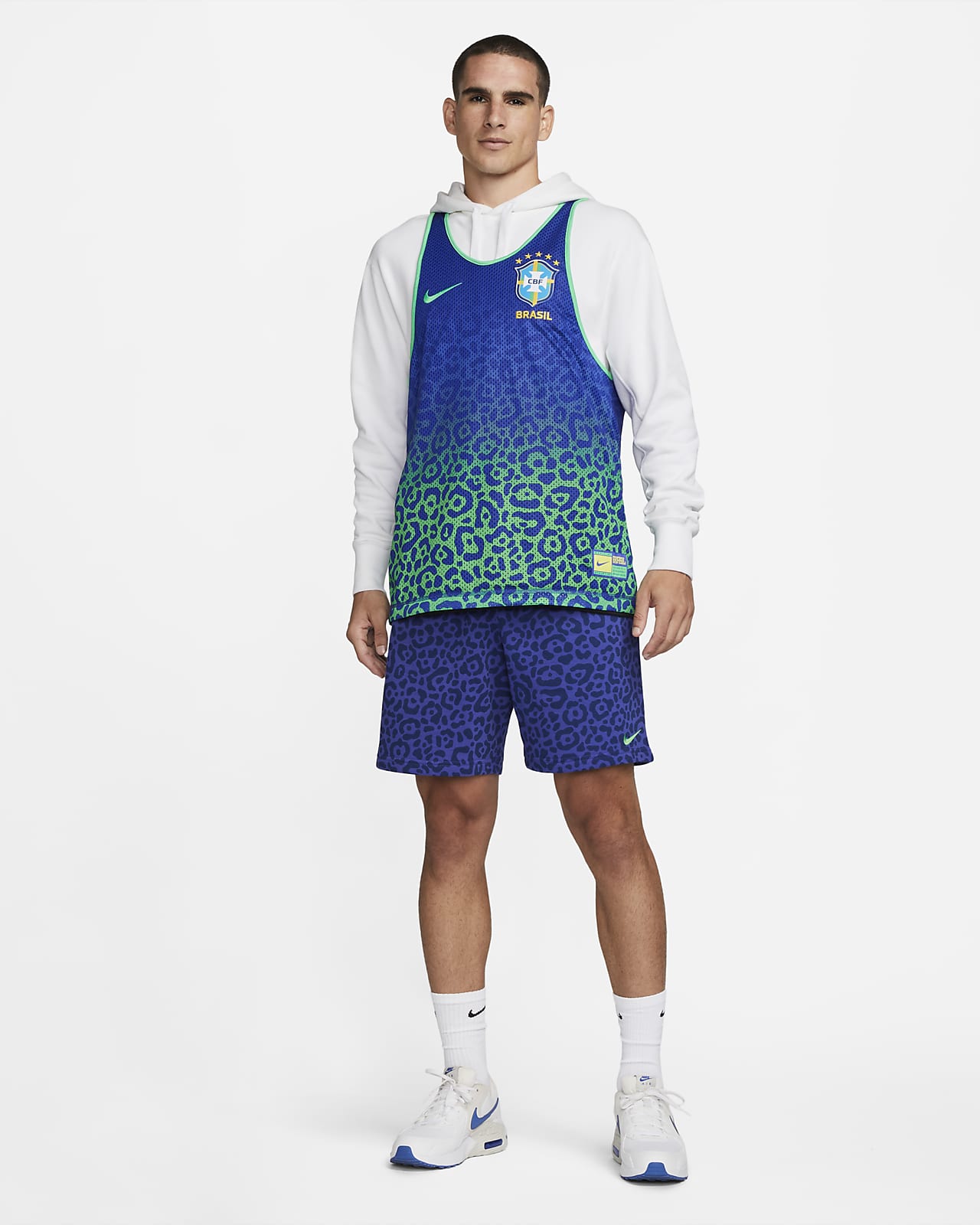 Brasil Standard Issue Men's Reversible Football Shirt. Nike AE