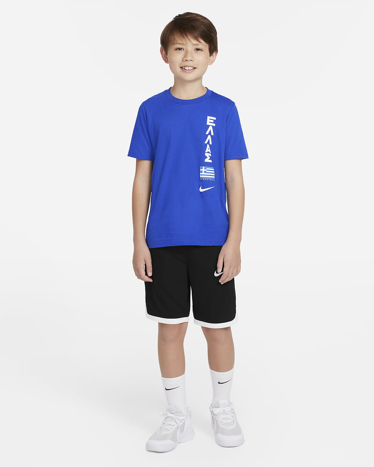 Greece Older Kids' Nike Dri-FIT T-Shirt. Nike IE