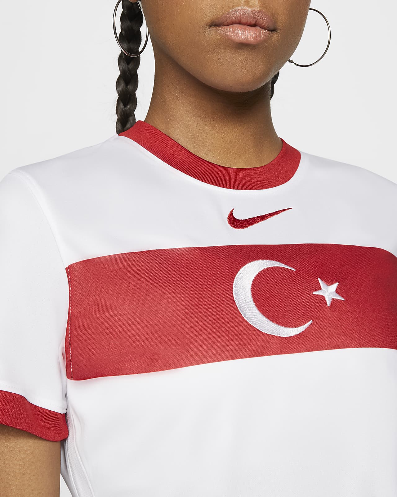 Turkey 2020 Stadium Home Women's Football Shirt. Nike LU