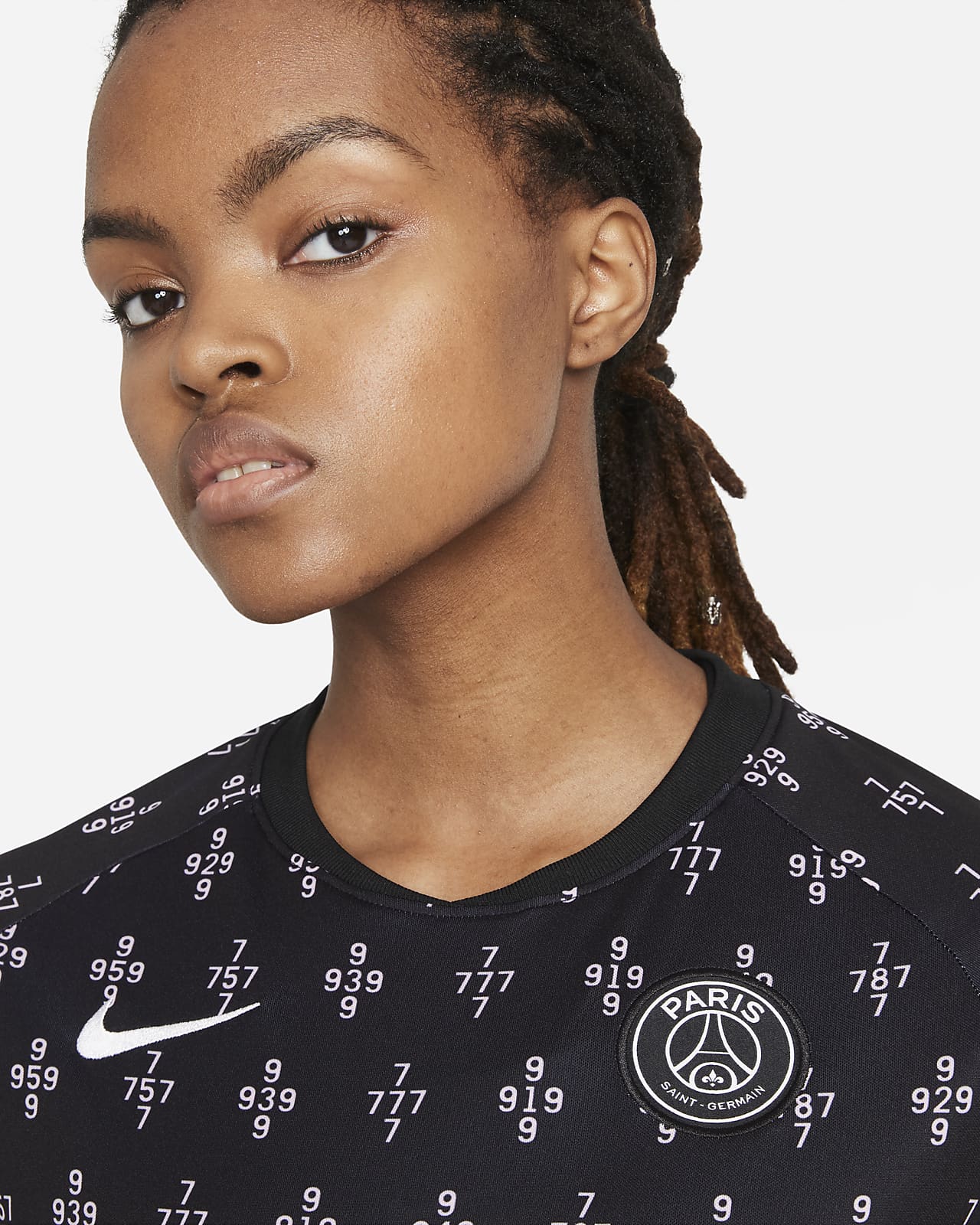 Paris Saint-Germain Away Women's Nike Dri-FIT Short-Sleeve Football Top ...