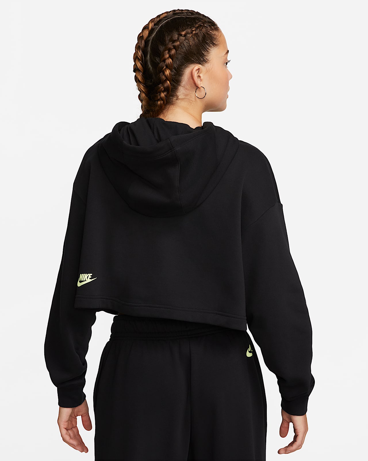 Nike Sportswear rövid szabású női kapucnis polárpulóver tánchoz. Nike HU