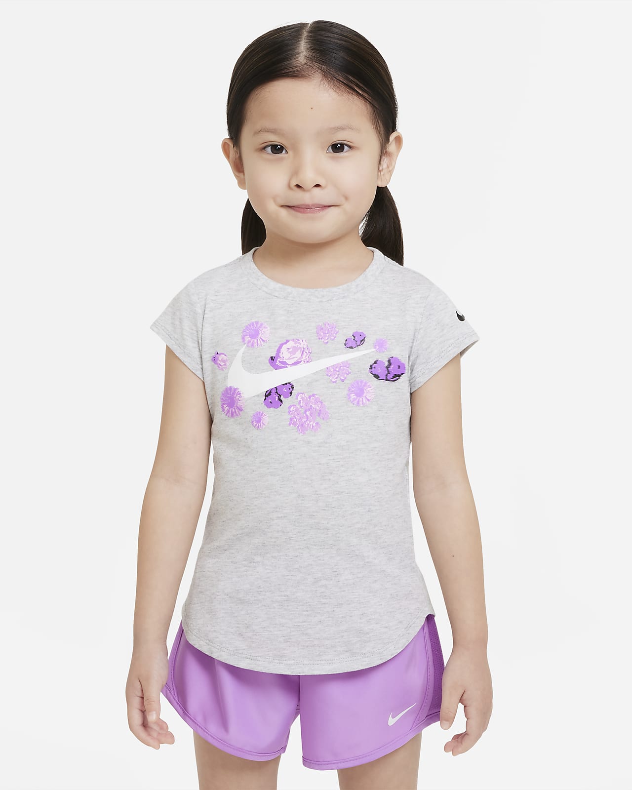 T-shirt Nike Floral Logo Tee para bebé. Nike PT