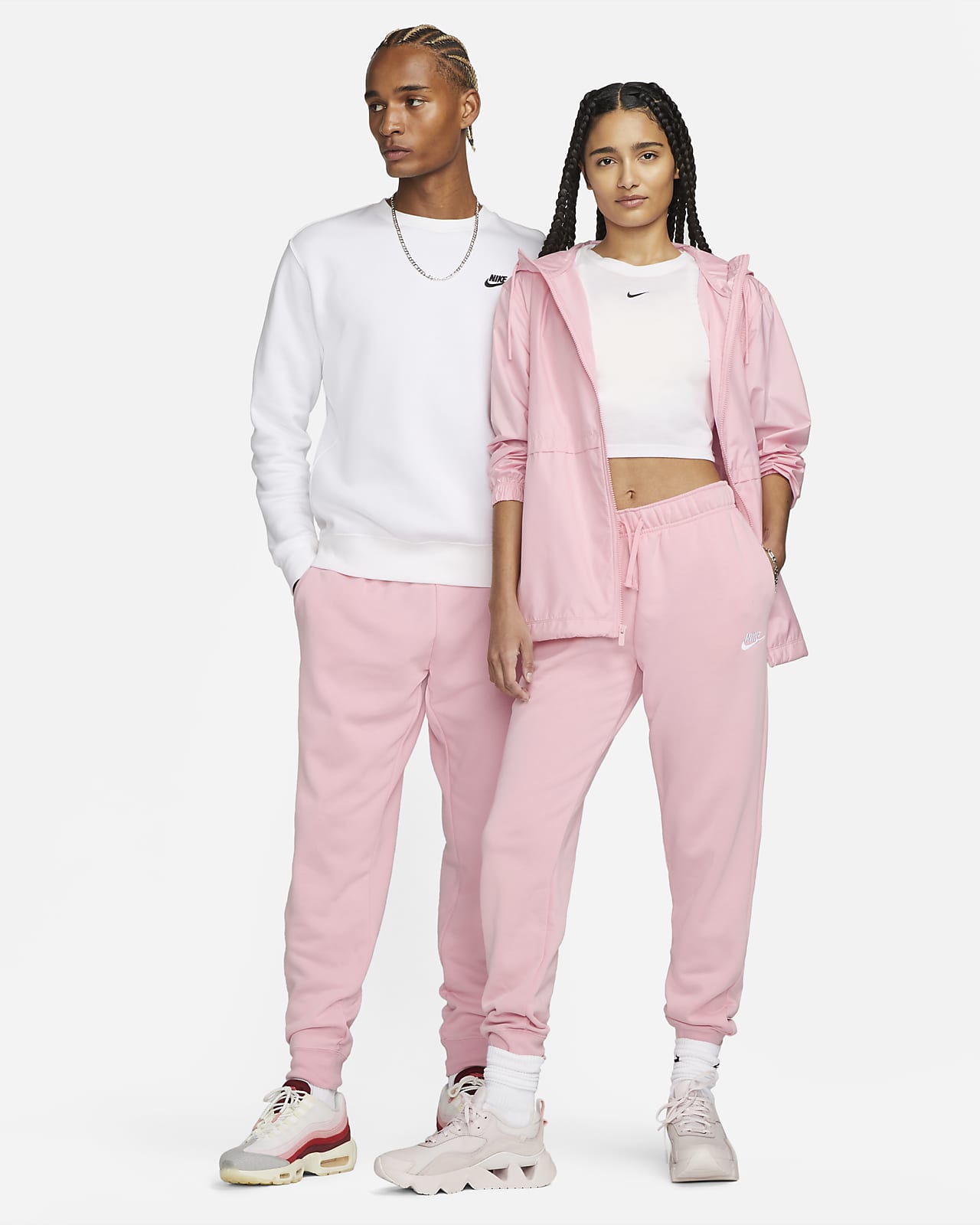 Nike Sportswear Club Fleece Jogginghose Mit Mittelhohem Bund Für Damen