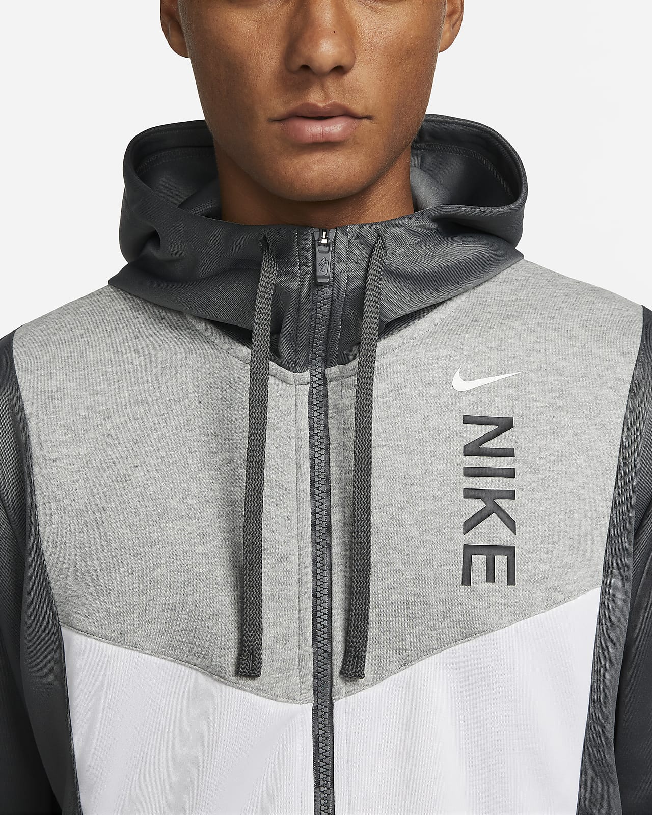 Sweat à capuche et zip Nike Sportswear Hybrid pour Homme. Nike BE