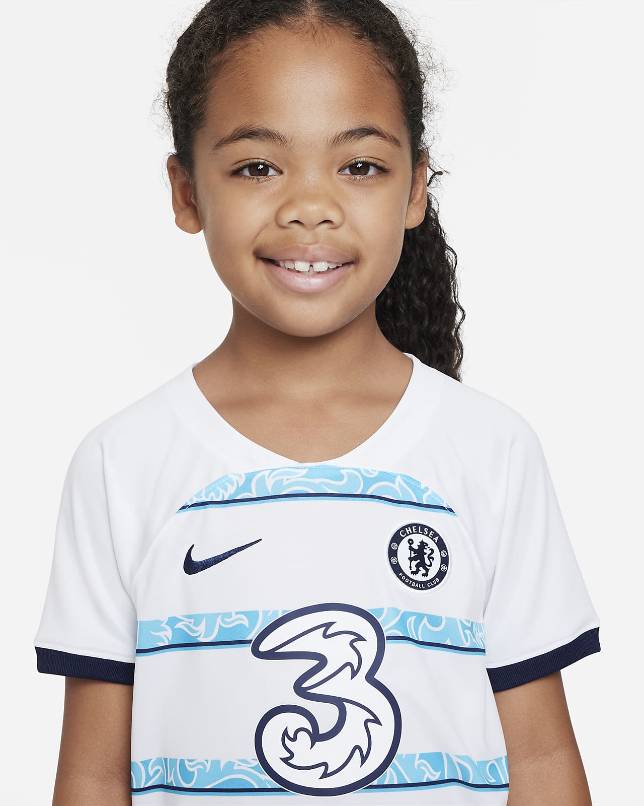 Chelsea F.C. 2022/23 Away Younger Kids' Nike Dri-FIT Football Kit. Nike LU