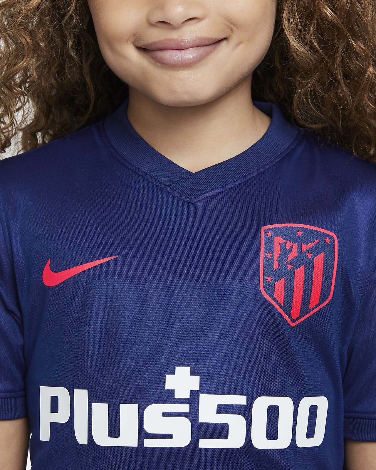 Atlético Madrid 2021/22 Stadium Away Older Kids' Football Shirt. Nike IE
