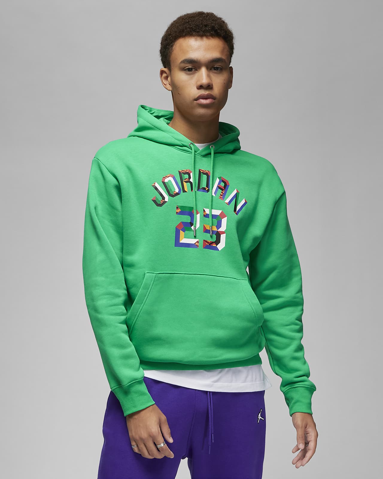 Huvtröja i pullovermodell Jordan Zone 23 för män. Nike SE