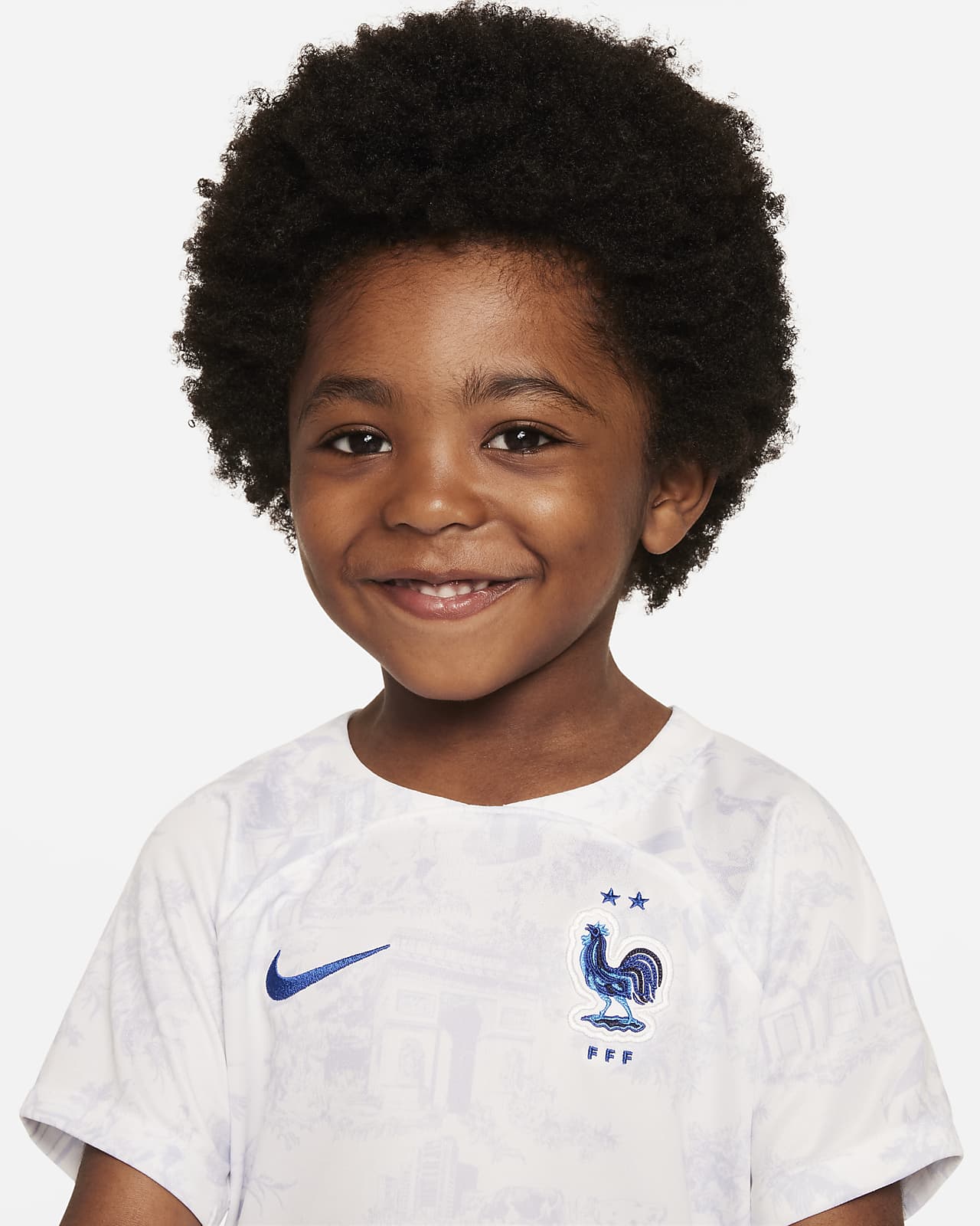 FFF 2022/23 Away Younger Kids' Football Kit. Nike SI