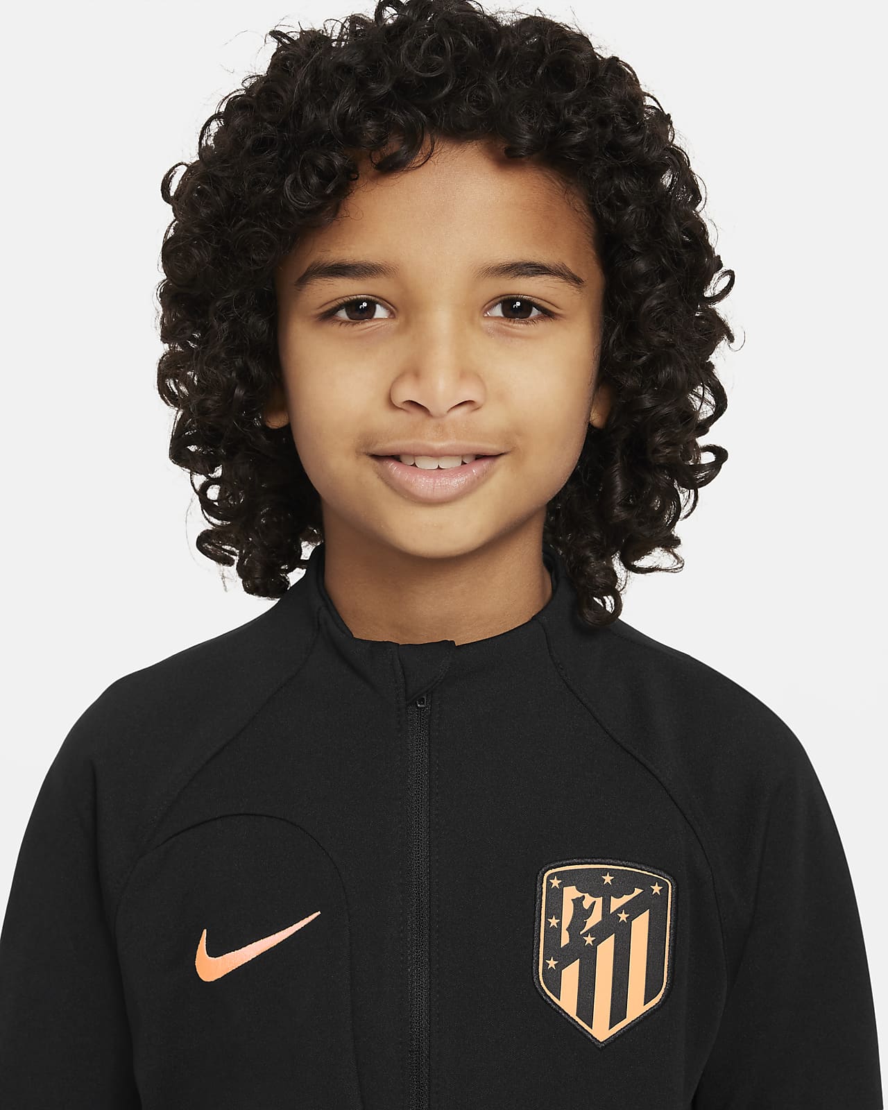 Atlético Madrid Academy Pro Older Kids' Knit Football Jacket. Nike PT
