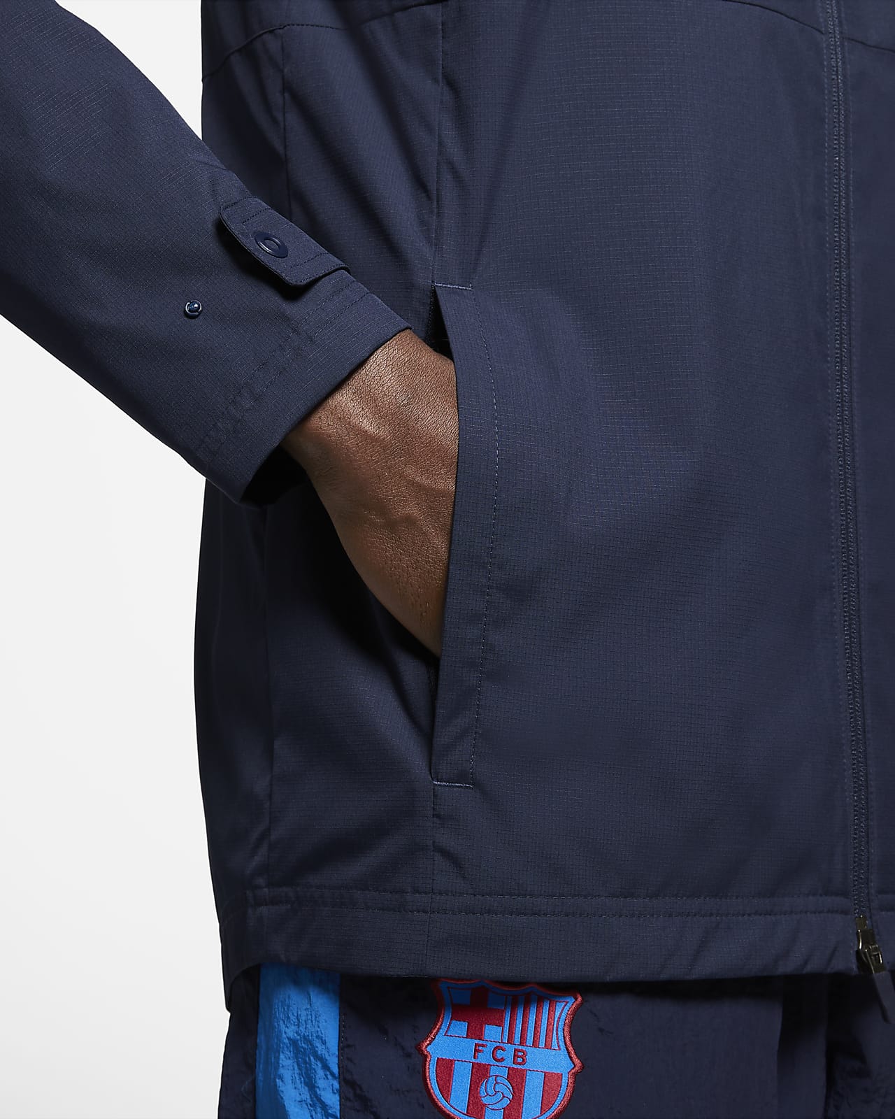 FC Barcelona AWF Herren-Fußballjacke. Nike AT