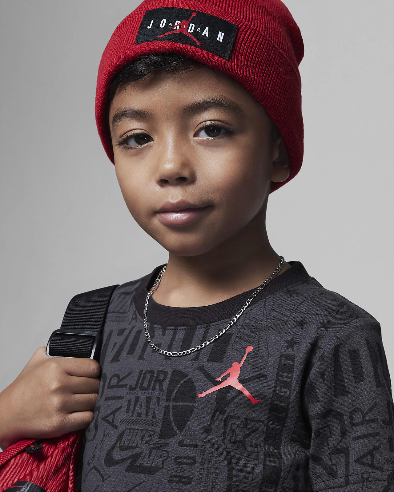 Jordan Wall of Flight Tee Younger Kids' T-Shirt. Nike BE