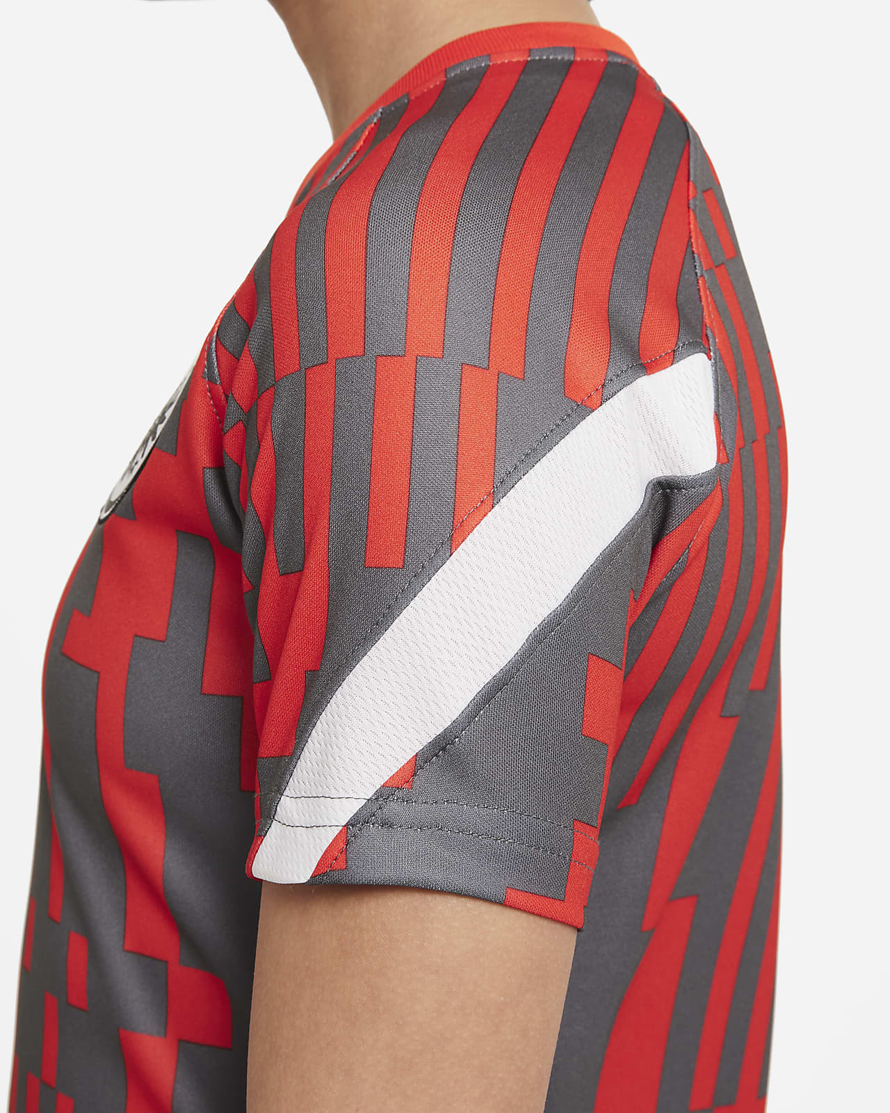 Eintracht Frankfurt Older Kids' Pre-Match Short-Sleeve Football Top ...