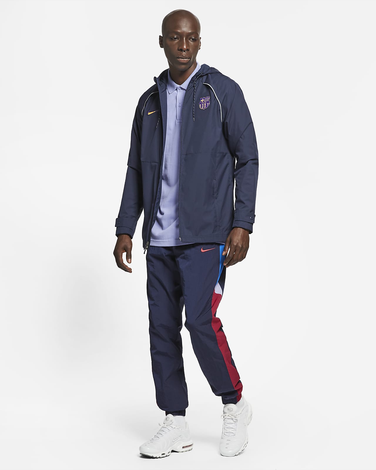 FC Barcelona AWF Herren-Fußballjacke. Nike AT